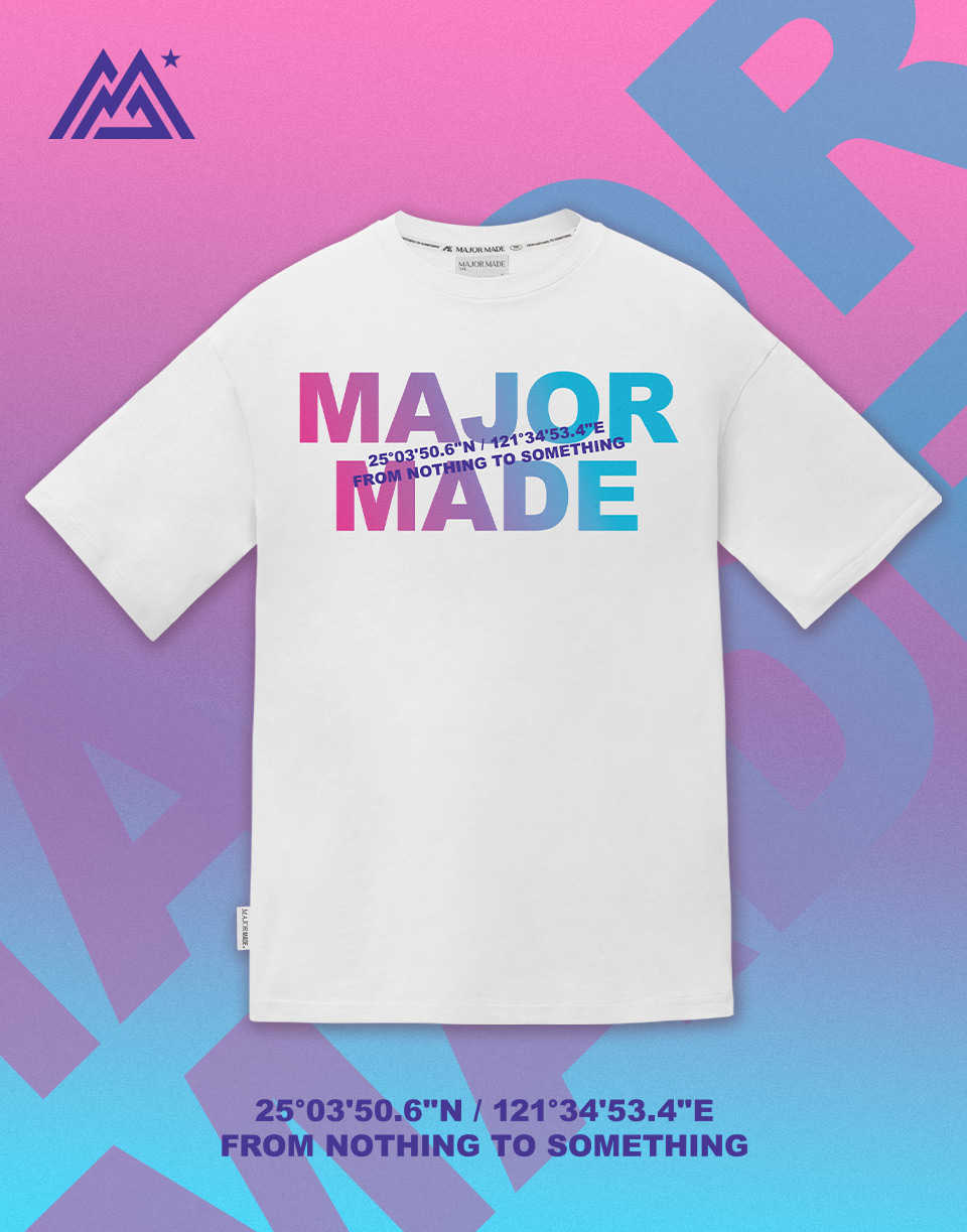 彩色漸層MJR短TEE | MAJOR MADE