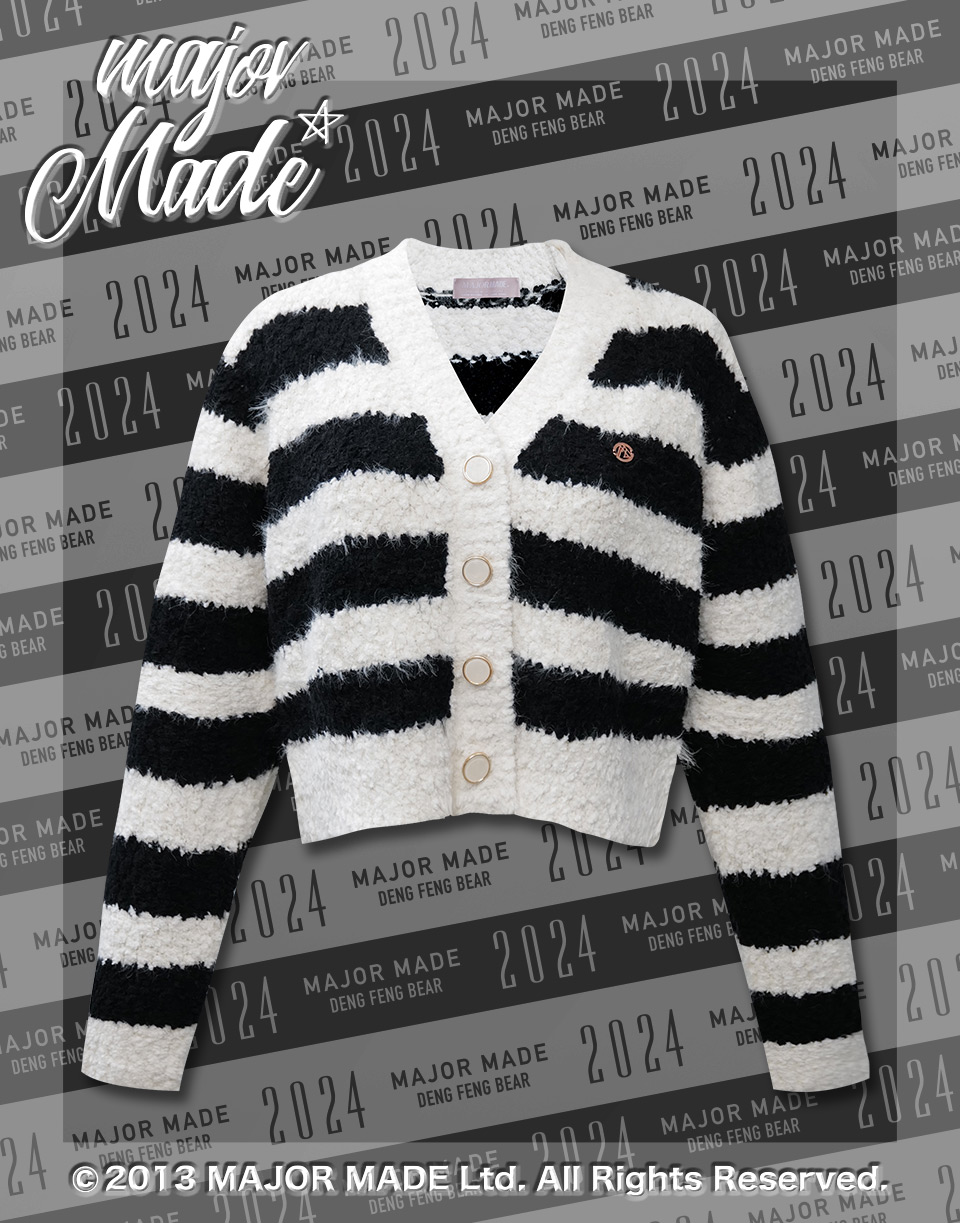 QQ毛條紋小外套 | MAJOR MADE