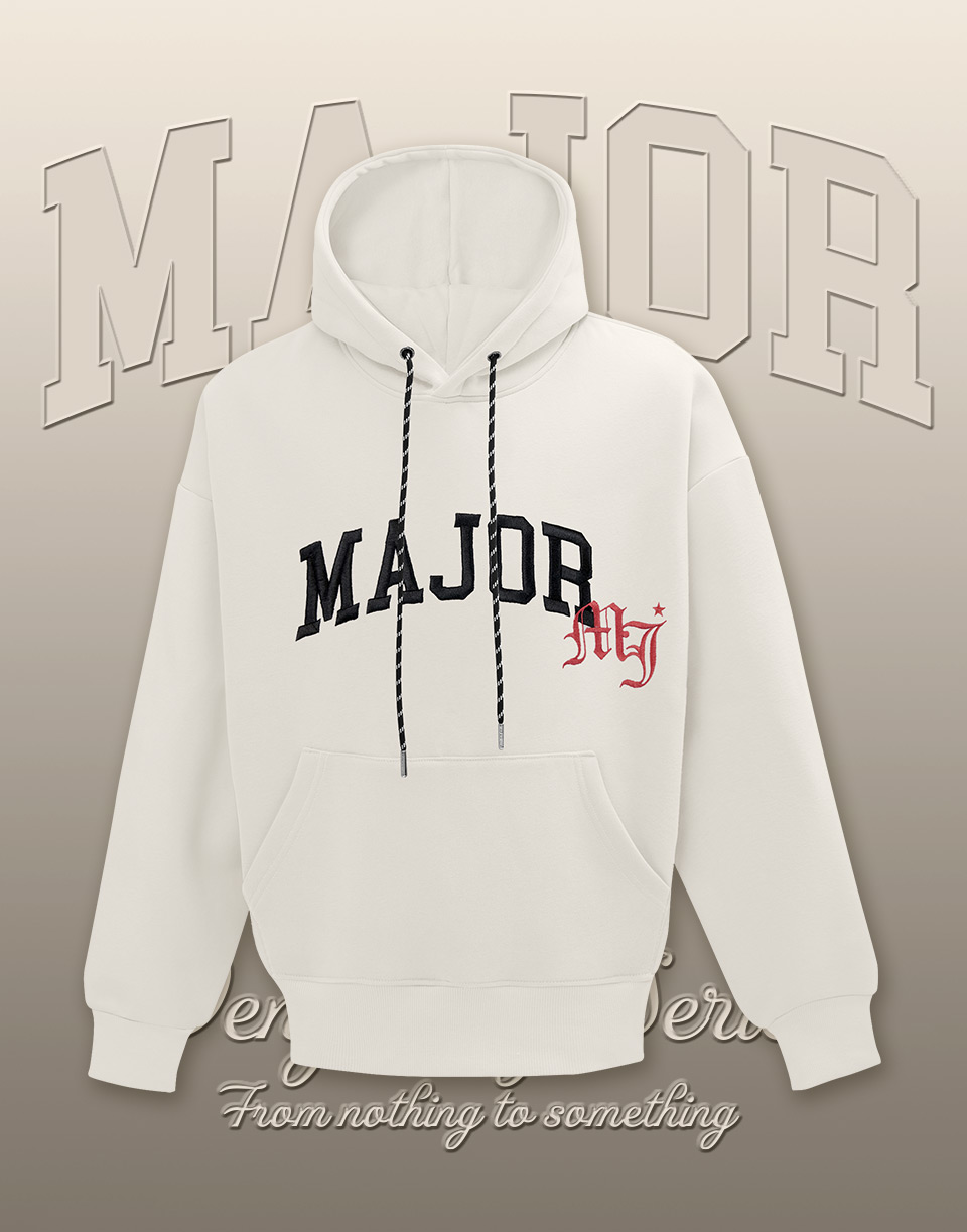 重疊歌德字母刺繡帽TEE | MAJOR MADE