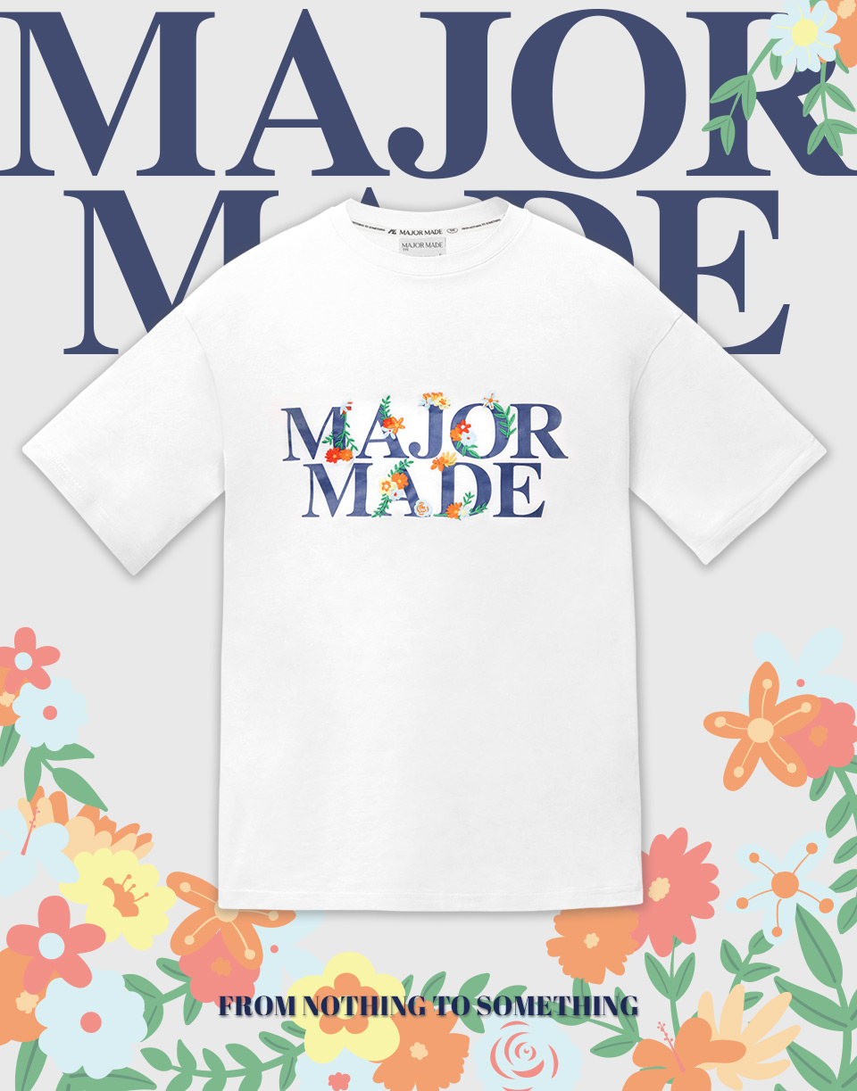 MAJOR小花刺繡短T | MAJOR MADE